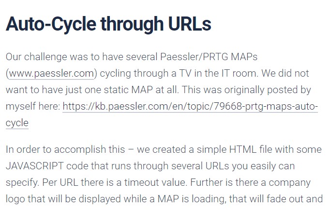Auto-Cycle through URLs - IT-Admins
